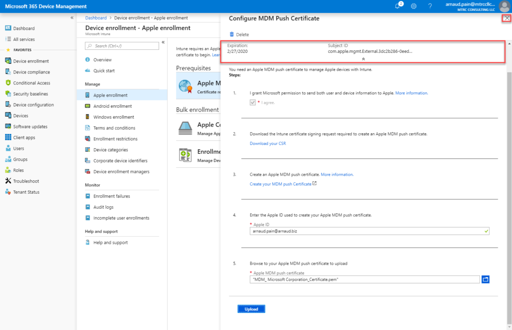 First steps with Microsoft Intune